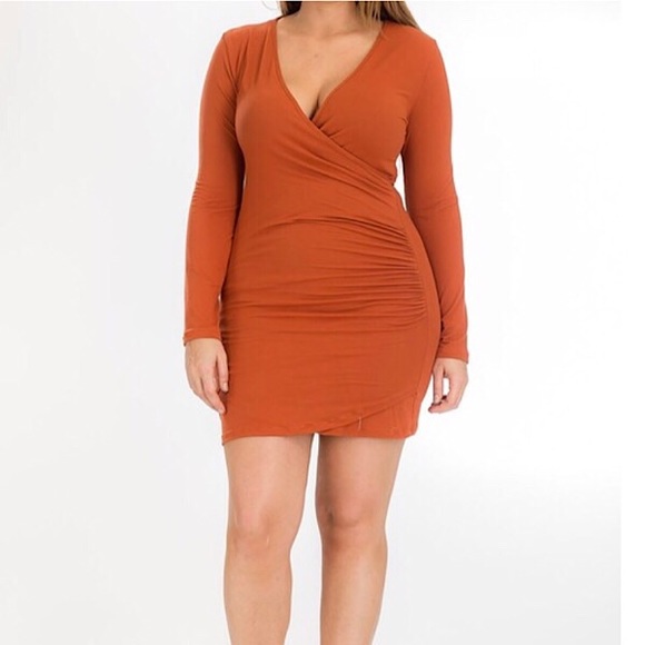 Dresses | Strech Knit Mini Dress Plus Size | Poshmark